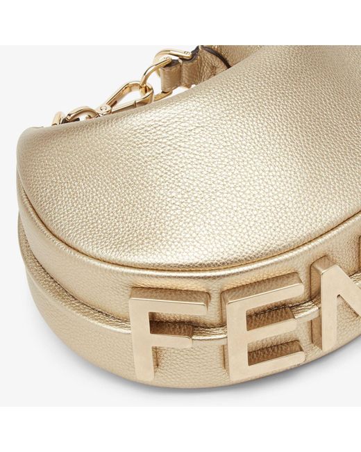 Fendi Mini Graph Vit.Cher Lamin in Metallic | Lyst