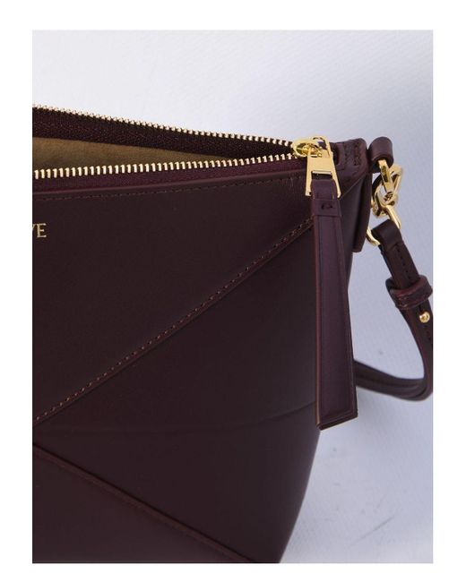 Loewe Puzzle Fold Pouch in Brown | Lyst