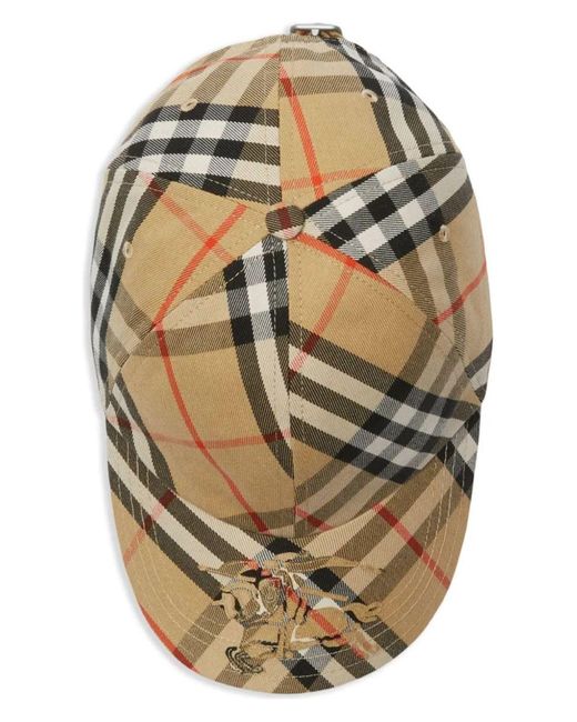 Burberry Mh Alt Fit Chk Bsb Cap for Men | Lyst