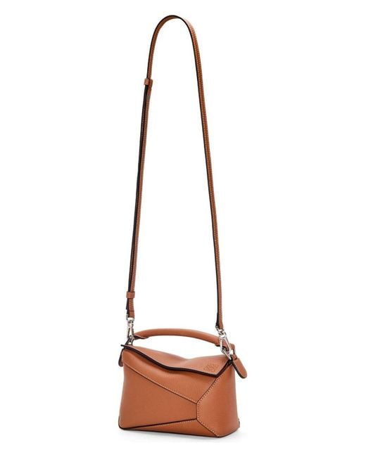 Loewe Puzzle Edge Mini Bag in Brown | Lyst