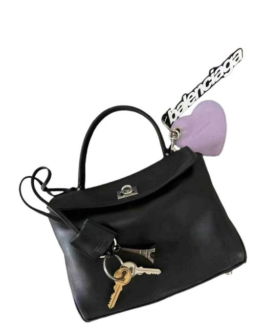 Balenciaga Rodeo Top Han Mini in Black | Lyst