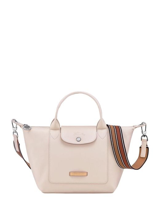Longchamp Le Pliage Small Bag in Natural | Lyst