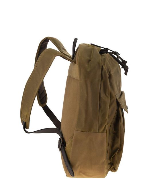Filson Journeyman Backpack Oil Finish Tin Cloth Tan in Green for Men | Lyst