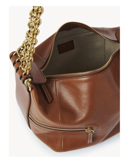 Chloé Camera Chain Bag in Brown | Lyst UK