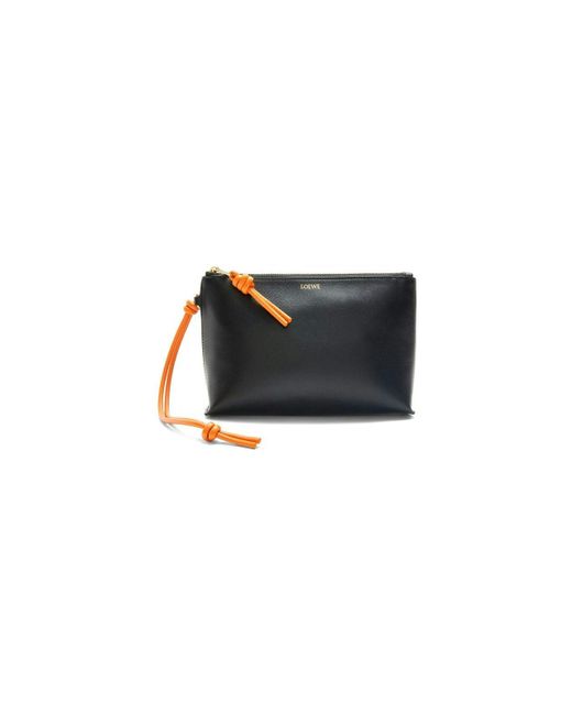 Loewe Knot T Pouch in Black | Lyst
