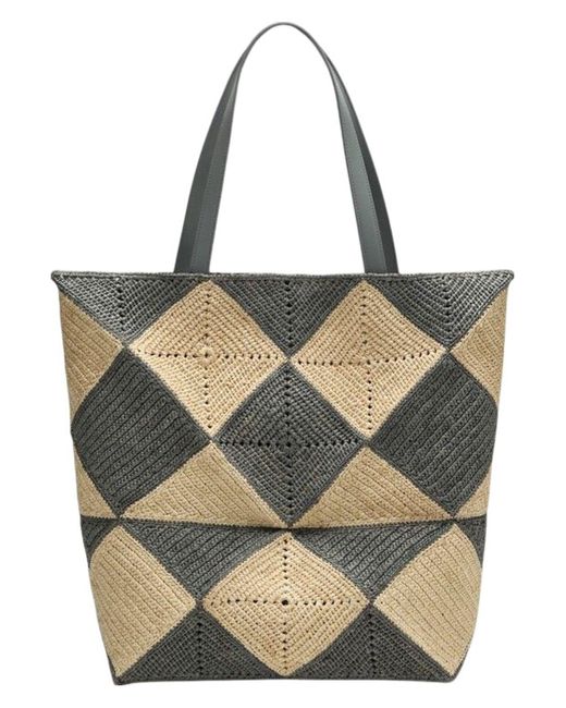 Loewe Puzzle Fold Tote Xl Natural/ Raffia Bag for Men | Lyst