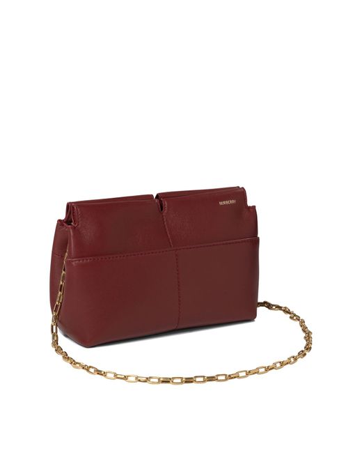 Burberry Snip Chain Clutch in Purple | Lyst UK
