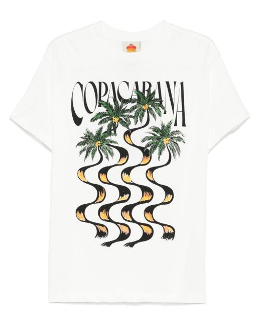 FARM Rio Copacabana T-Shirt in White | Lyst