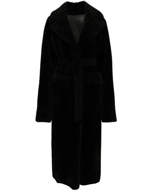 Urban Code Faux Fur Coat in Black | Lyst