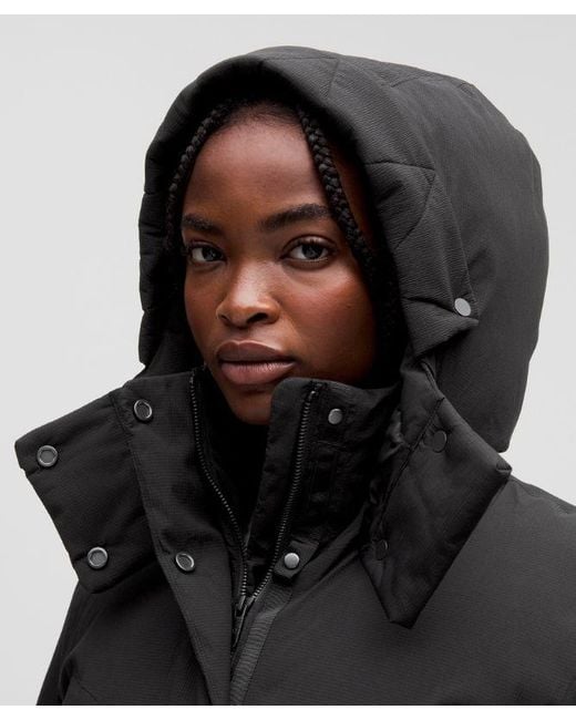 lululemon Waterproof 600-Down-Fill Parka in Black | Lyst UK