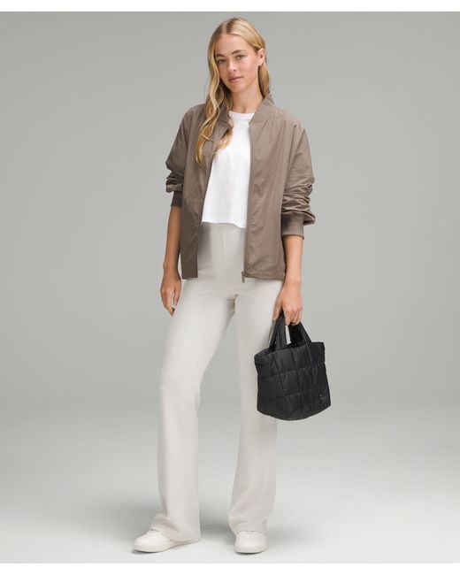 lululemon Quilted Grid Tote Bag Mini 5L in Black | Lyst