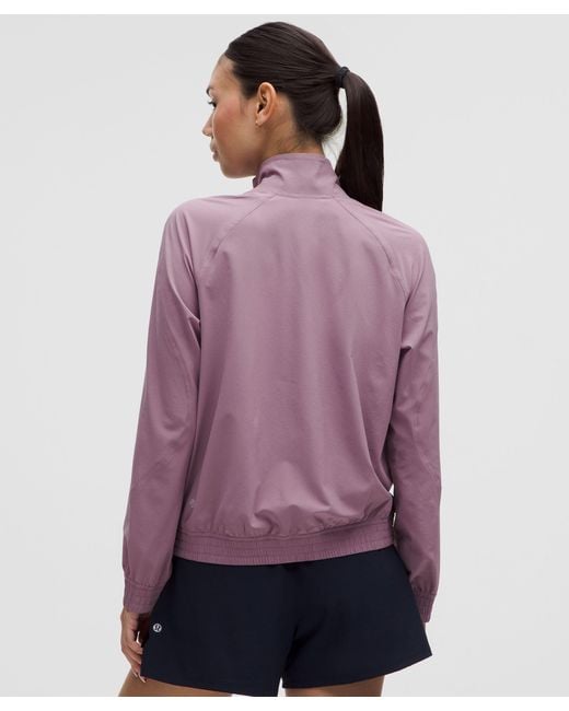 lululemon Adapted State Track Jacket in Purple | Lyst