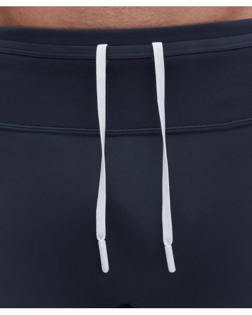 lululemon Nulux Running Half Tight 8" in Blue for Men | Lyst