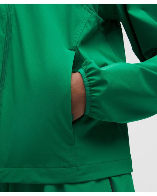 lululemon Mesh-Ventilated Tennis Jacket in Green | Lyst