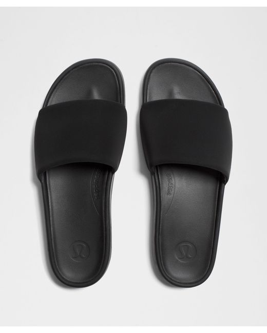 lululemon Restfeel Slides - Color Black/grey - Size 10 for Men | Lyst