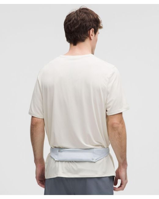 lululemon Fast And Free Running Belt in White | Lyst