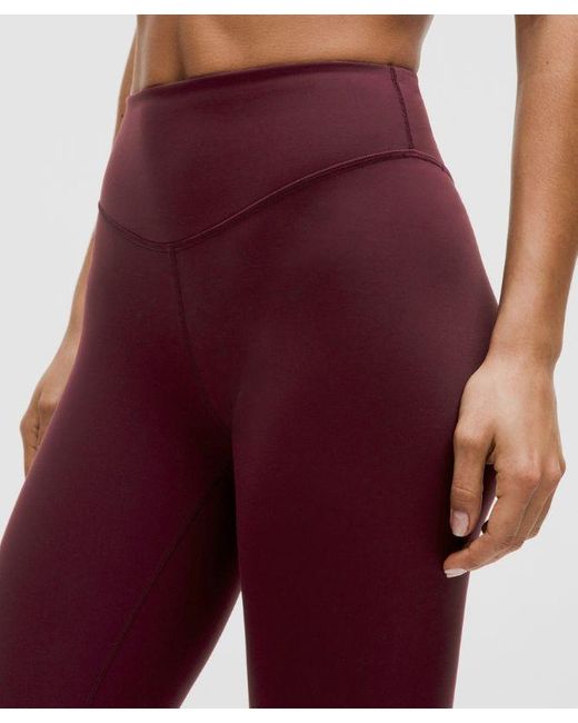 lululemon Wunder Under Smoothcover High Rise Leggings 28 in Red Lyst UK