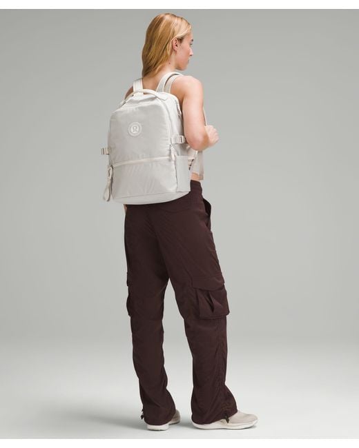 lululemon New Crew Backpack 22L With Logo in Gray | Lyst