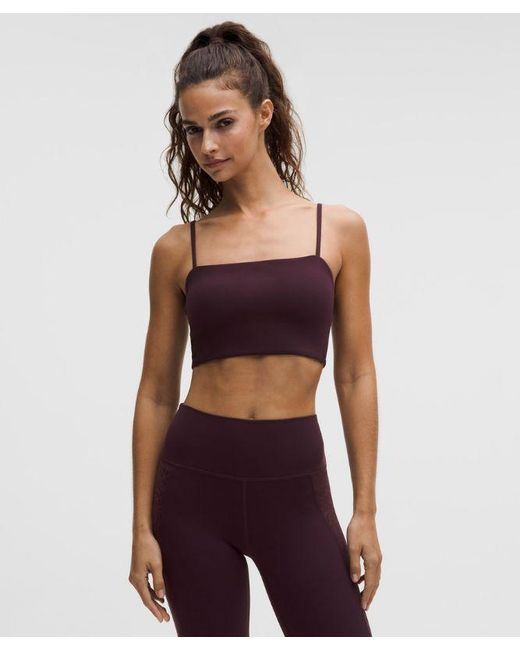 lululemon Nulu Paisley Lace-Back Yoga Bra in Purple | Lyst UK