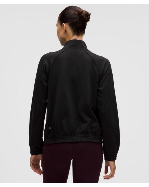 lululemon Adapted State Thermal Track Jacket in Black | Lyst UK