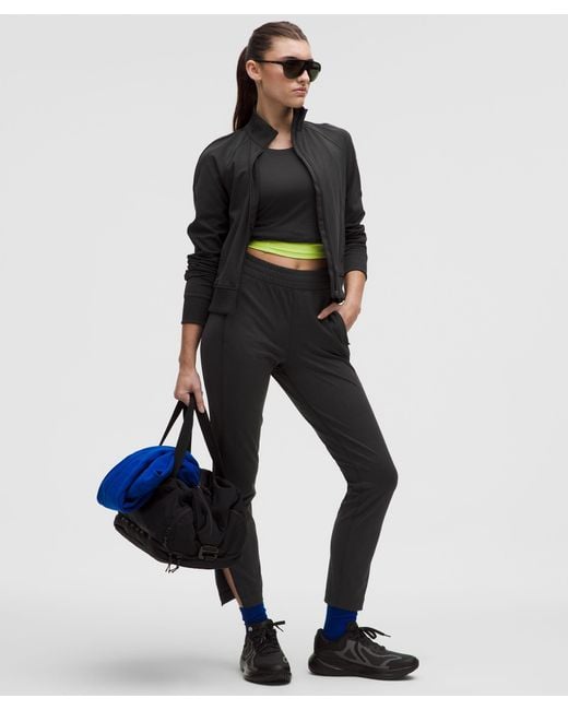 lululemon Everlux Classic-Fit Track Jacket in Black | Lyst