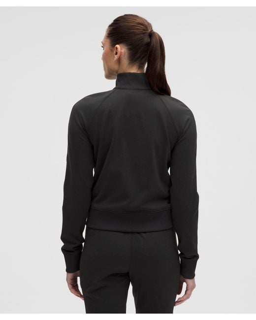 lululemon Everlux Classic-Fit Track Jacket in Black | Lyst