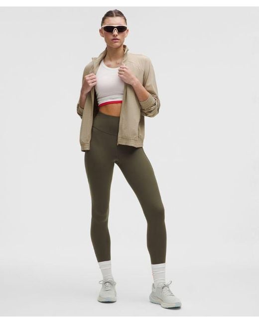 lululemon Adapted State Perforated Track Jacket in Natural | Lyst UK