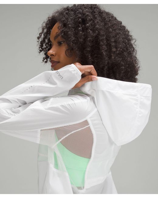 lululemon Classic-fit Ventilated Running Jacket in Green | Lyst