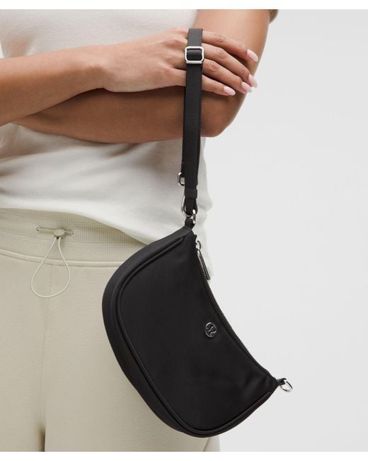 lululemon City Essentials Mini Shoulder Bag 1L in Black | Lyst