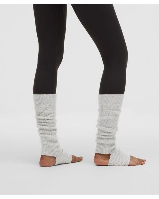 lululemon Wool-Blend Cable-Knit Leg Warmers | Lyst UK