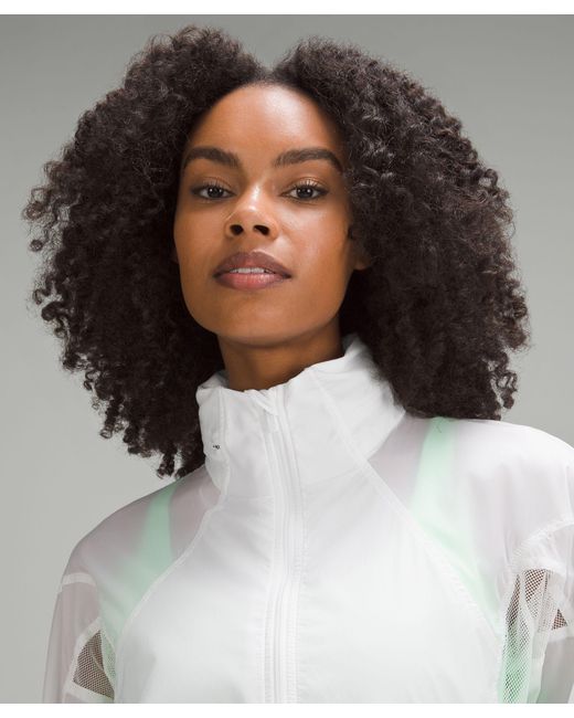 lululemon Classic-fit Ventilated Running Jacket in Green | Lyst