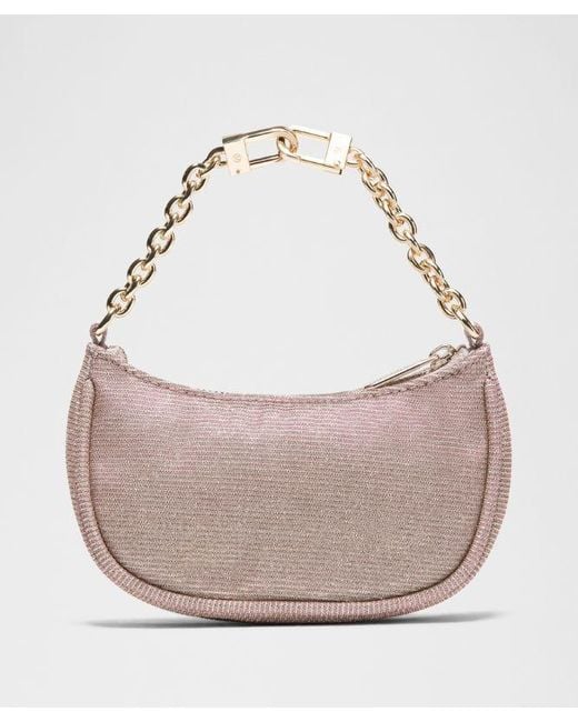 lululemon – City Essentials Nano Shoulder Bag Glitter – in Pink | Lyst UK