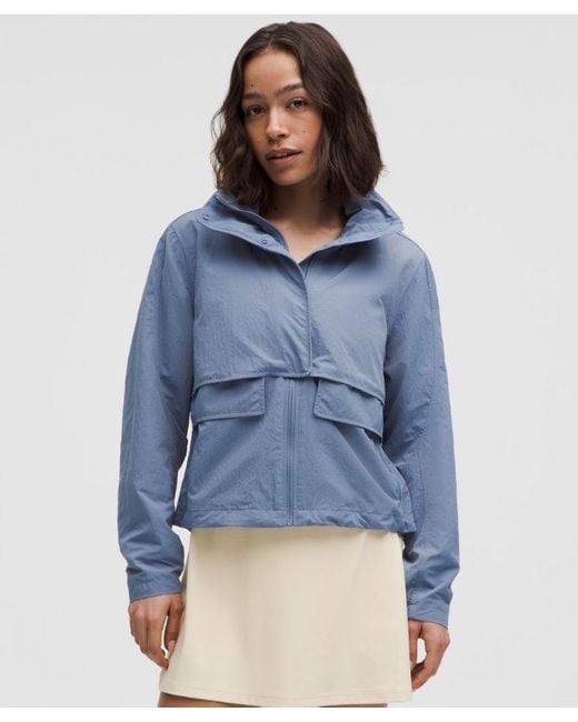 lululemon Always Effortless Classic-Fit Jacket in Blue | Lyst UK