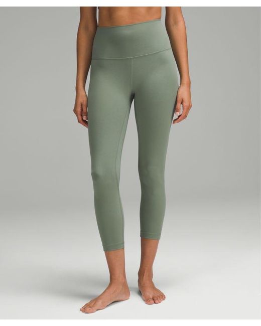 lululemon Align High Rise Crop Leggings 23 Pastel Size 14 in Green Lyst UK