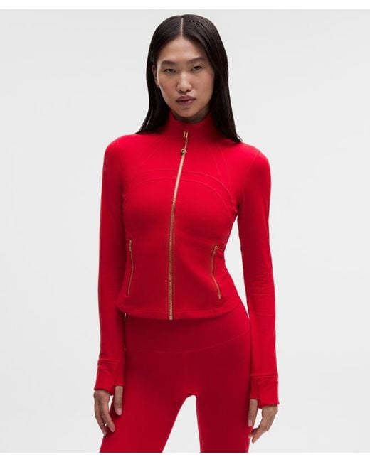 lululemon Lunar New Year Define Cropped Jacket in Red | Lyst UK