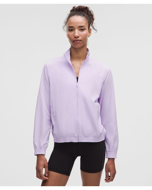 lululemon Adapted State Track Jacket in Purple | Lyst