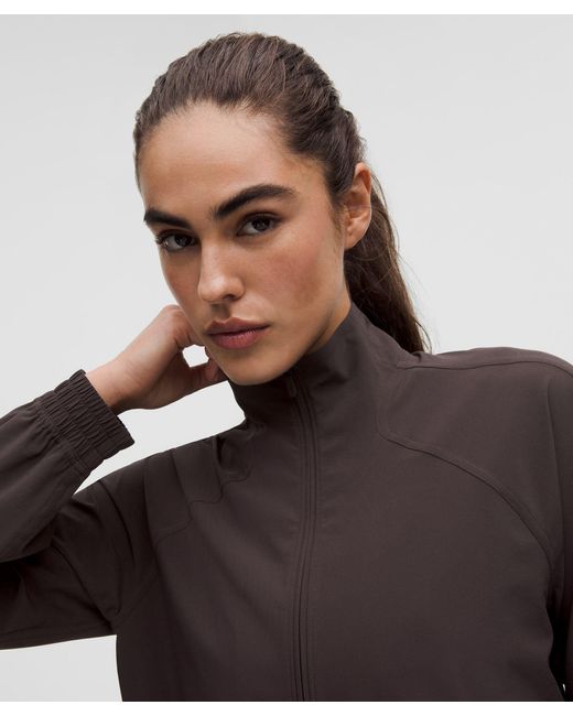 lululemon Adapted State Track Jacket in Brown | Lyst