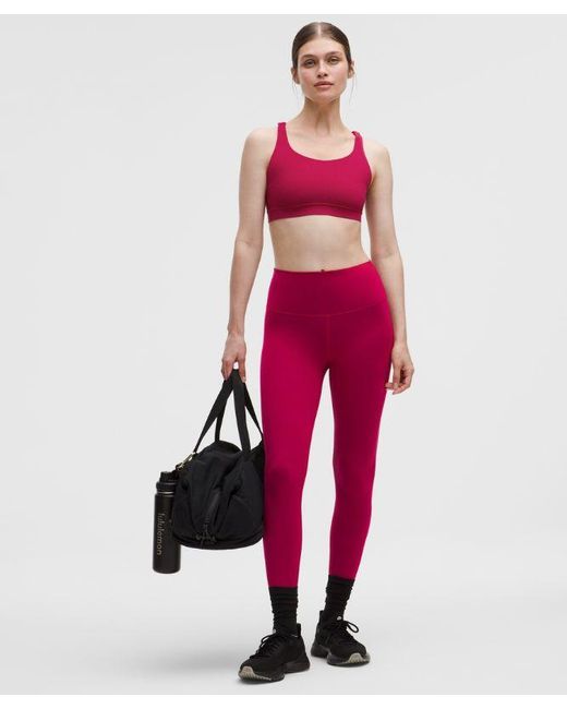 lululemon Wunder Train High-Rise Tight 25" in Red | Lyst UK
