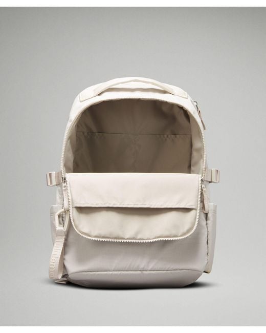 lululemon New Crew Backpack 22L With Logo in Gray | Lyst