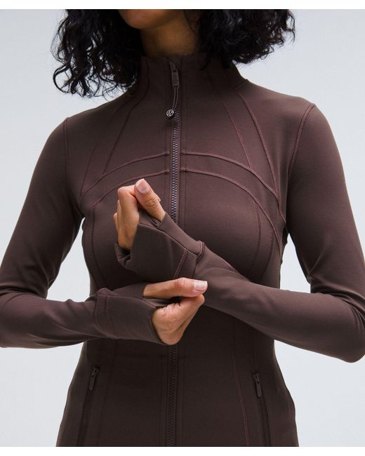 lululemon Define Jacket Nulu in Brown | Lyst