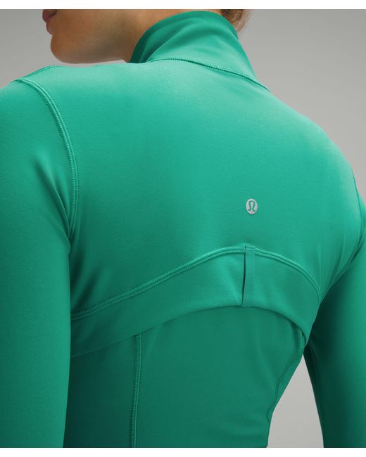 lululemon Define Cropped Jacket Nulu in Green | Lyst