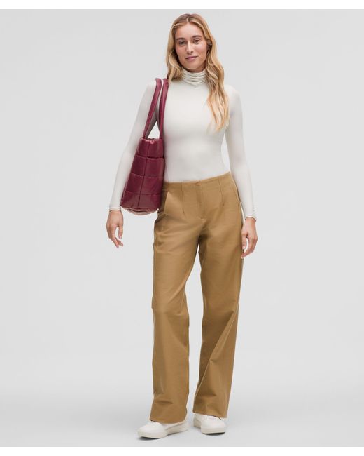 lululemon Quilted Grid Tote Bag 12L in Red | Lyst