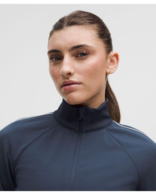 lululemon Everlux Classic-Fit Track Jacket in Blue | Lyst