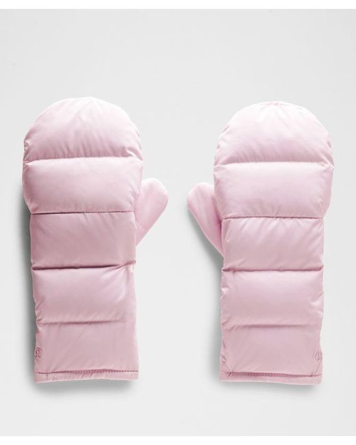 lululemon – Wunder Puff Mittens – – Size Large in Pink | Lyst UK