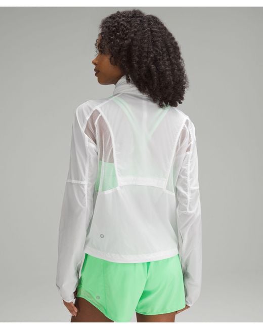 lululemon Classic-fit Ventilated Running Jacket in Green | Lyst