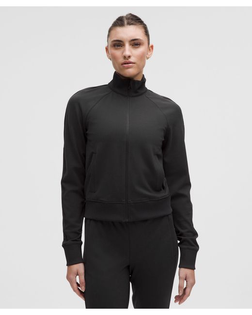lululemon Everlux Classic-Fit Track Jacket in Black | Lyst