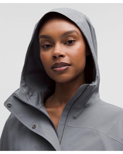 lululemon Rain Chaser Jacket in Grey | Lyst UK