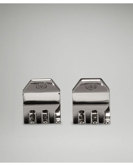 lululemon Small Metal Claw Clips 2 Pack in Metallic | Lyst