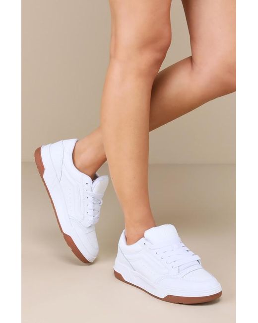 Vans Hylane Gum Chunky Sneakers in White | Lyst