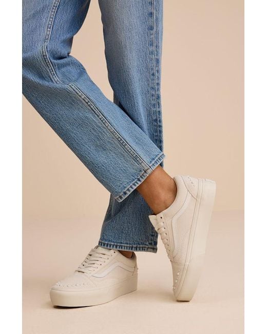 Vans Old Skool Pearls Marshmallow Platform Suede Sneakers in Blue | Lyst UK